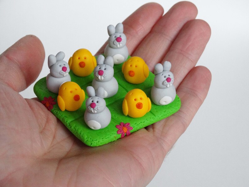 Tic Tac Toe Easter Gameeaster T Ideatravel Gametic Tac Etsy