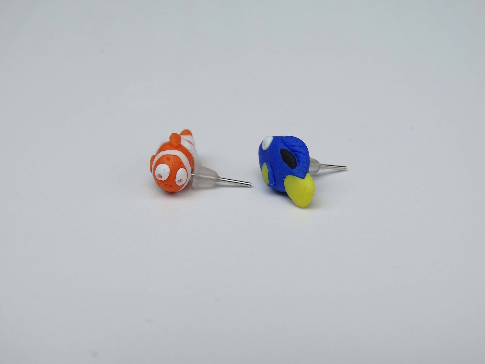 Dory and Nemo,polymer Clay Stud,kids Studs,gift,fimo Jewellery,fimo ...