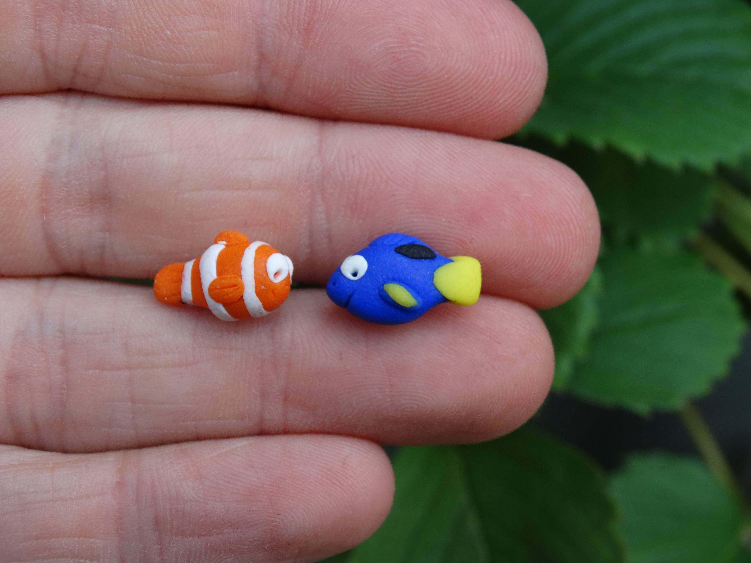 Dory and Nemo,polymer Clay Stud,kids Studs,gift,fimo Jewellery,fimo ...