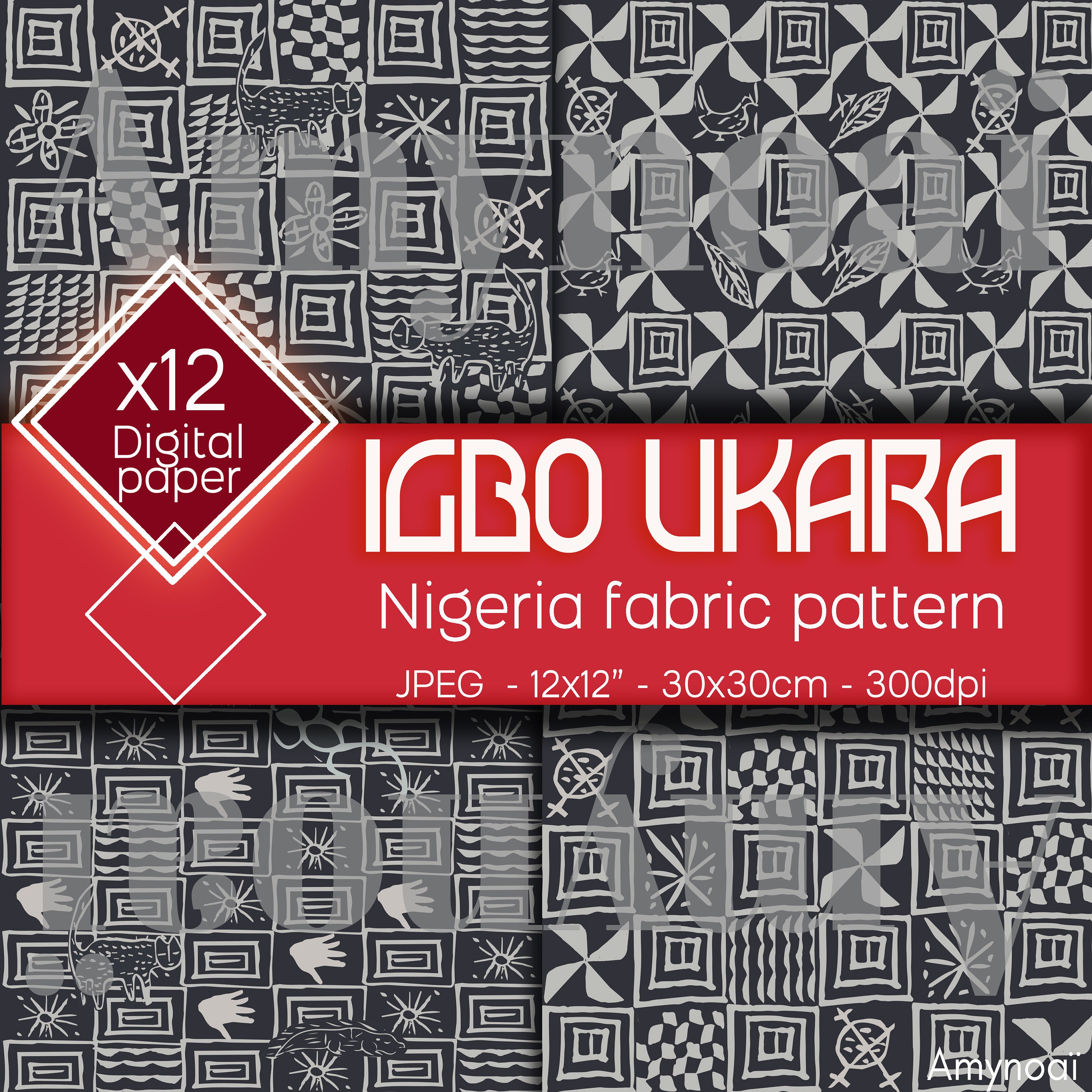 Patrones UKARA IGBO Nigeria patrones, patrones tradicionales africanos ...