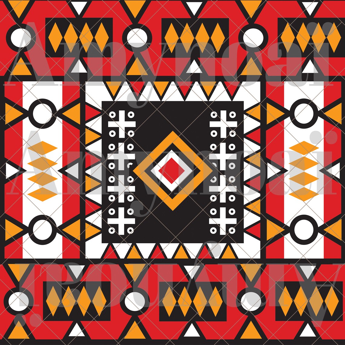 1 Angola SAMAKAKA Pattern Model Traditional Angolan African - Etsy