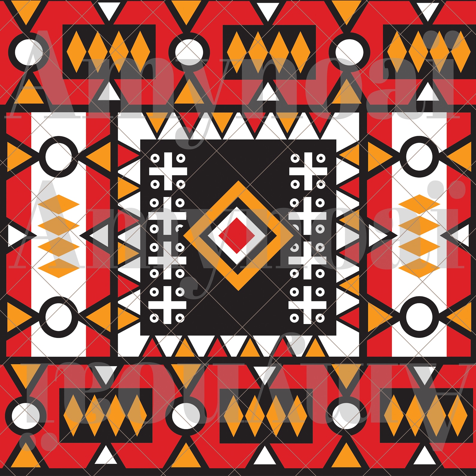 1 SAMAKAKA Pattern Model From Angola, Traditional African Angolan ...