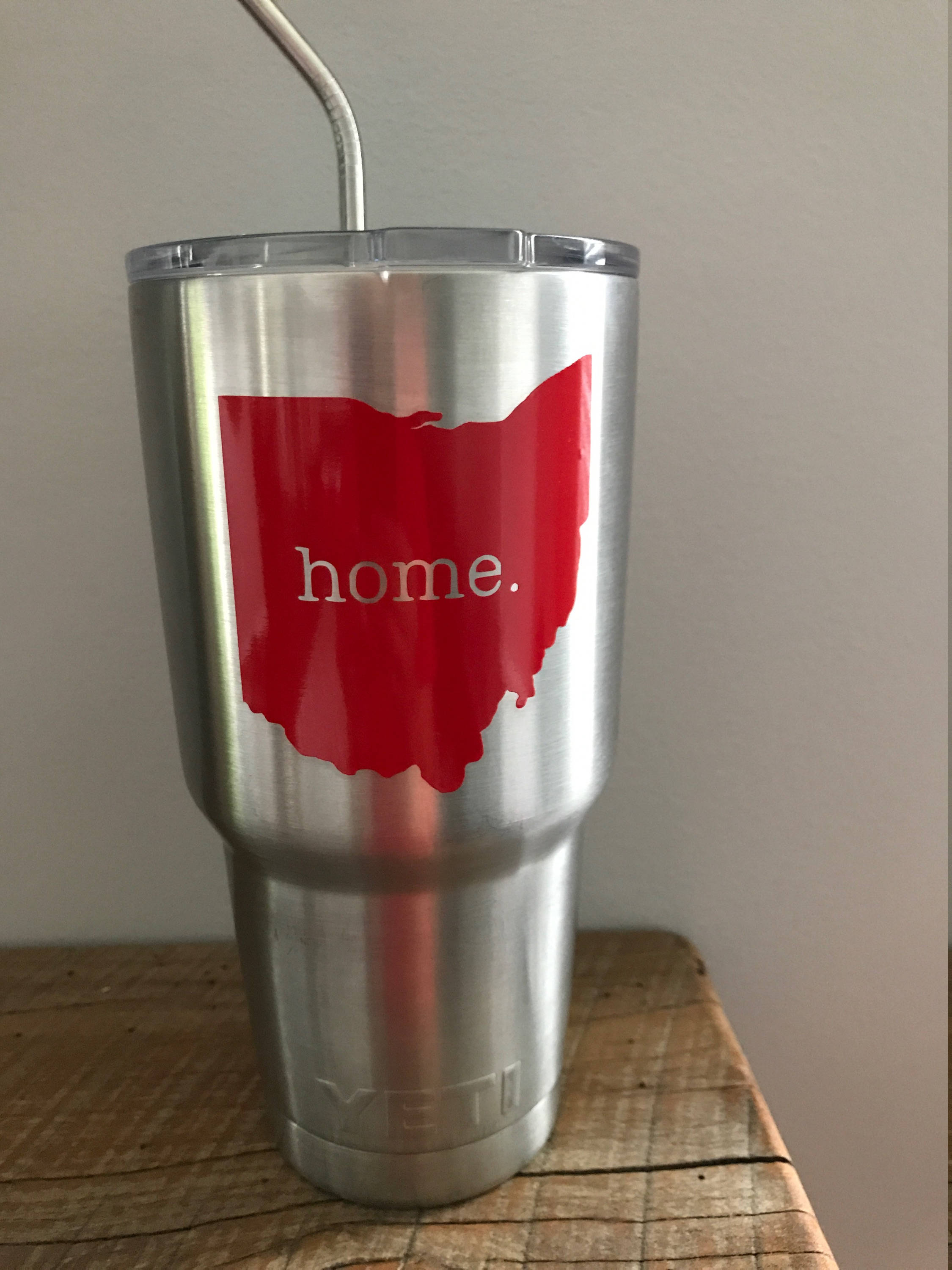 State Car Decal, Home State Decal, State of Ohio Home Car Decal, Home ...