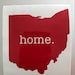 State Car Decal, Home State Decal, State of Ohio Home Car Decal, Home ...