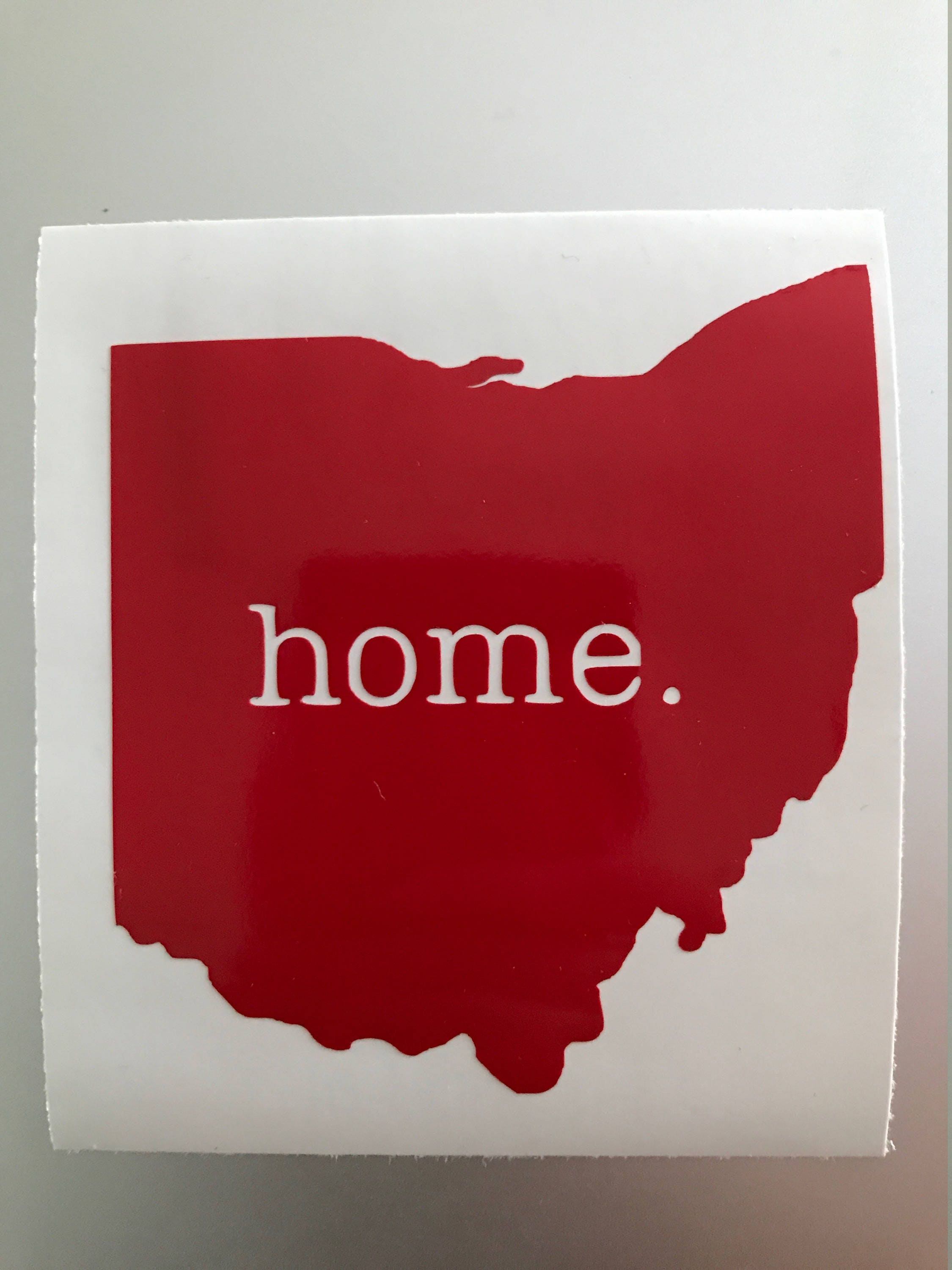 State Car Decal, Home State Decal, State of Ohio Home Car Decal, Home ...