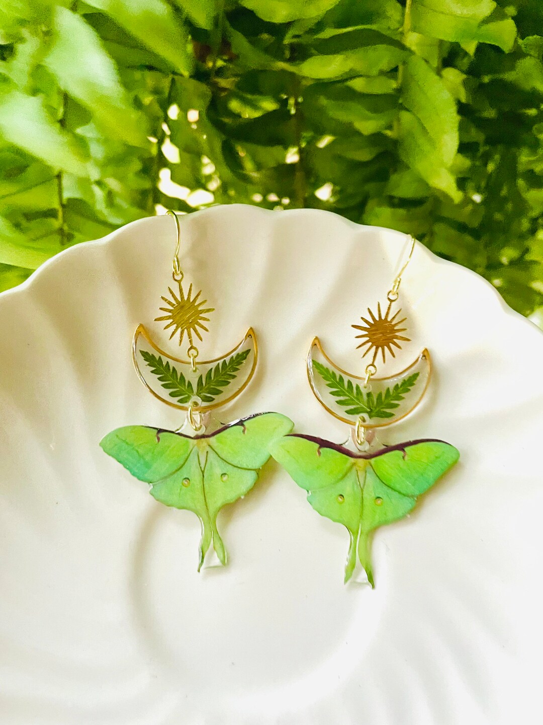 Fern Luna Moths - Etsy