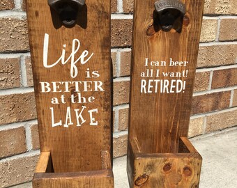 Rustic bottle opener | Etsy