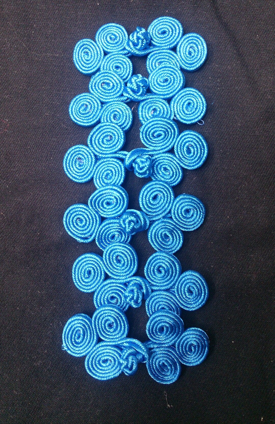 Set of Six Blue Frog Fasteners - Etsy