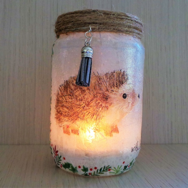 Hedgehog Candle Holder - Etsy