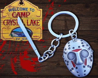 Jason Voorhees Mask Friday the 13th Horror Keychain - Etsy