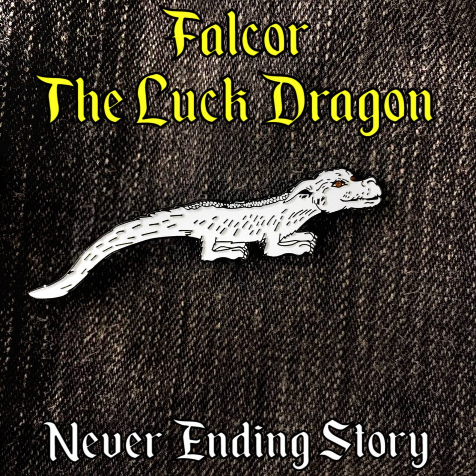 Falcor Dragon Enamel Pin the Neverending Story Movie - Etsy