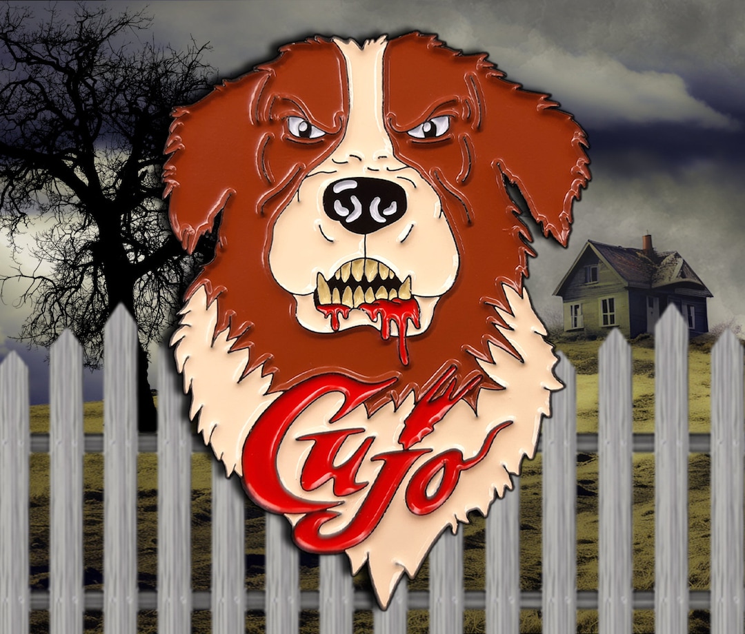 Cujo Enamel Pin: Stephen King Horror Movie, Scary St. Bernard - Etsy