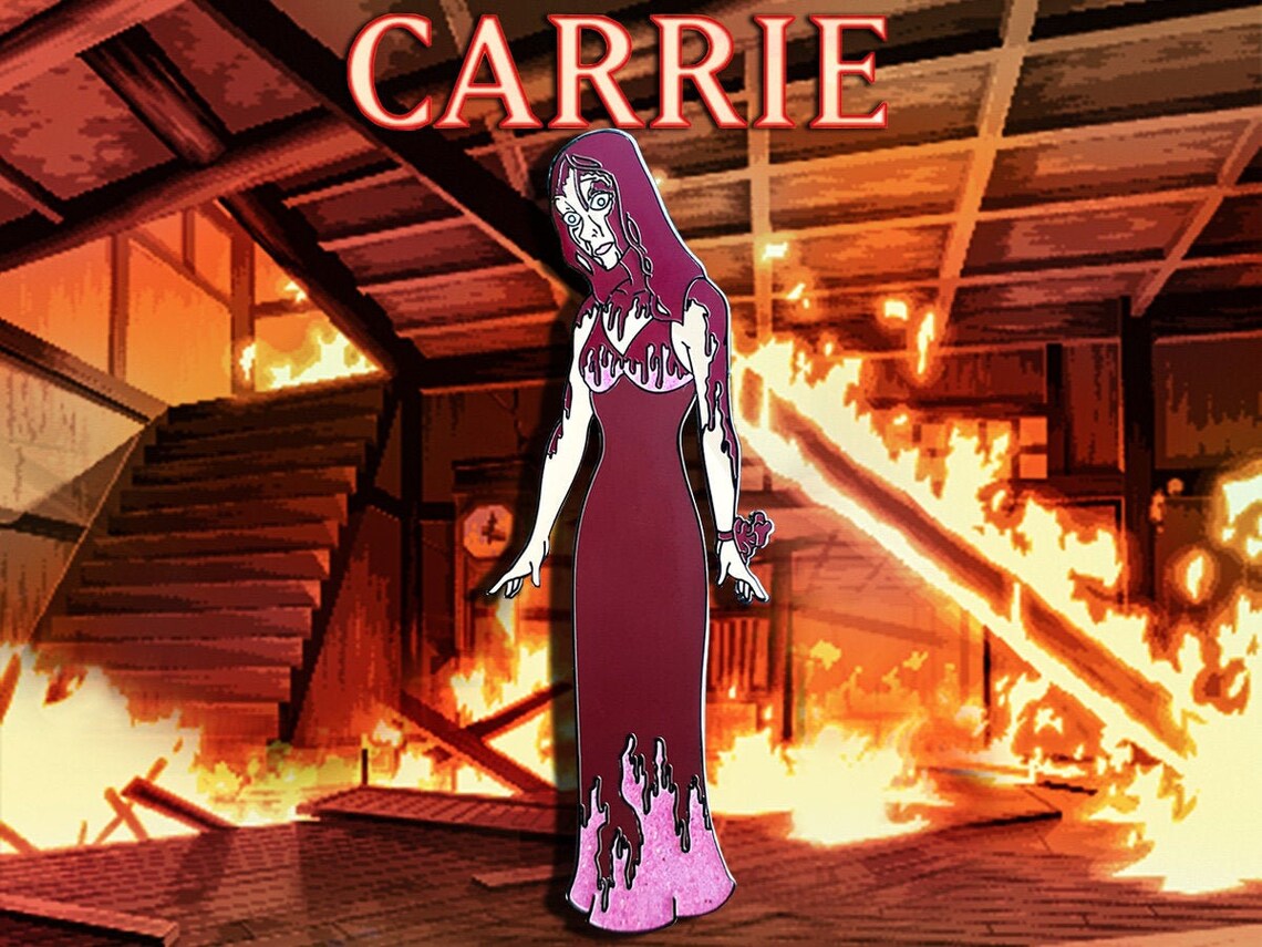 Carrie White Horror Enamel Pin Carrie Stephen King | Etsy