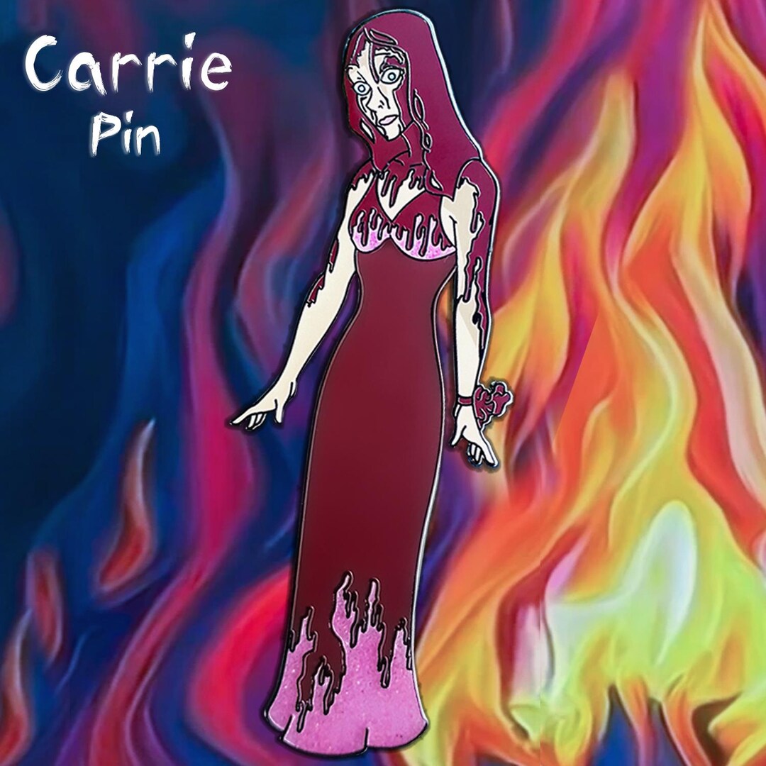 Carrie White Horror Enamel Pin | Carrie | Stephen King | Horror Movie ...