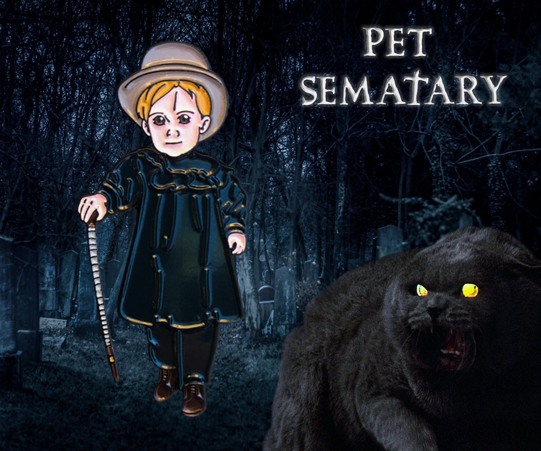 Gage Creed Horror Enamel Pin | Pet Sematary | Miko Hughes | Stephen ...
