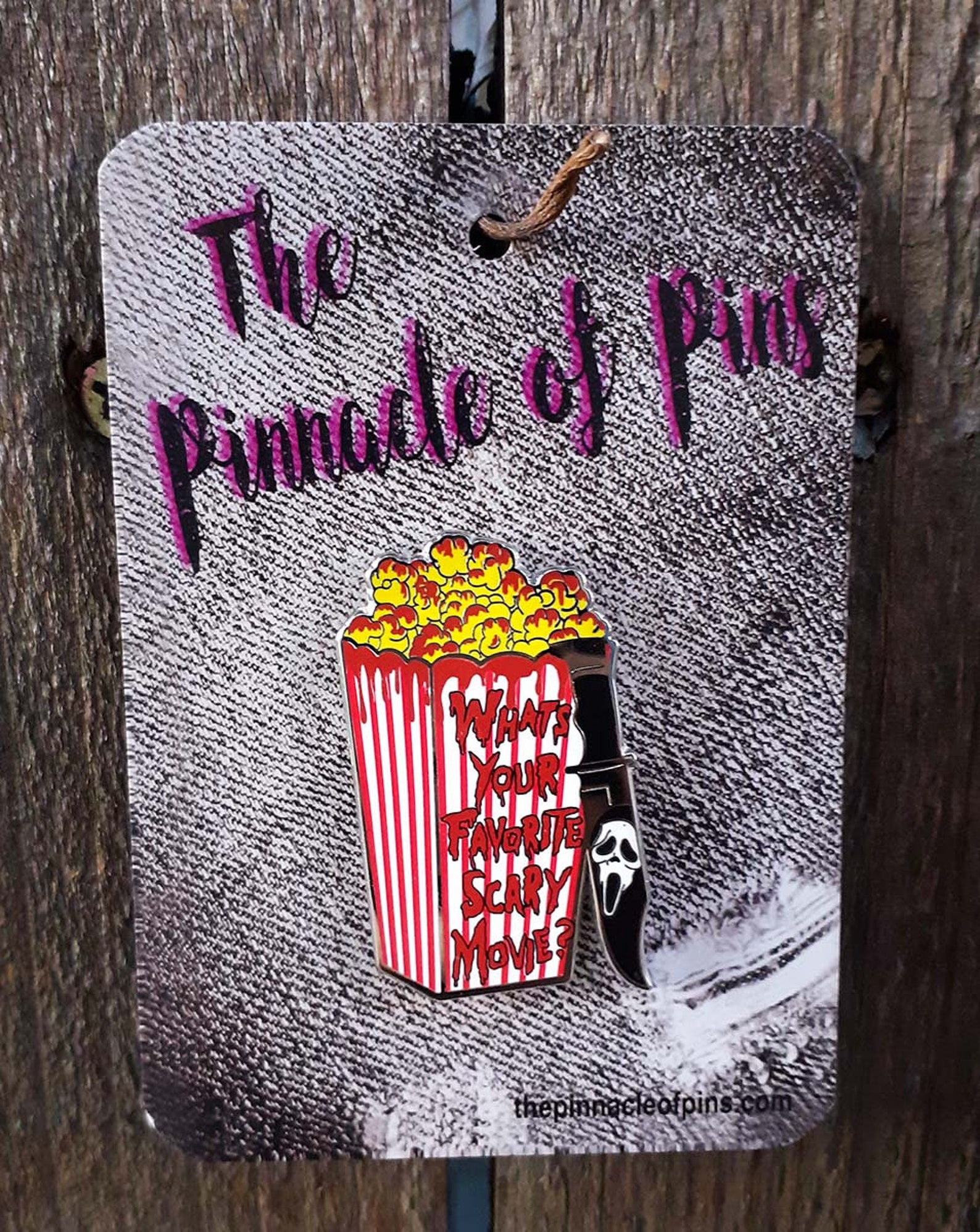 Scream Horror Enamel Pin Wes Craven 90's Lapel Horror Brooch Scary ...