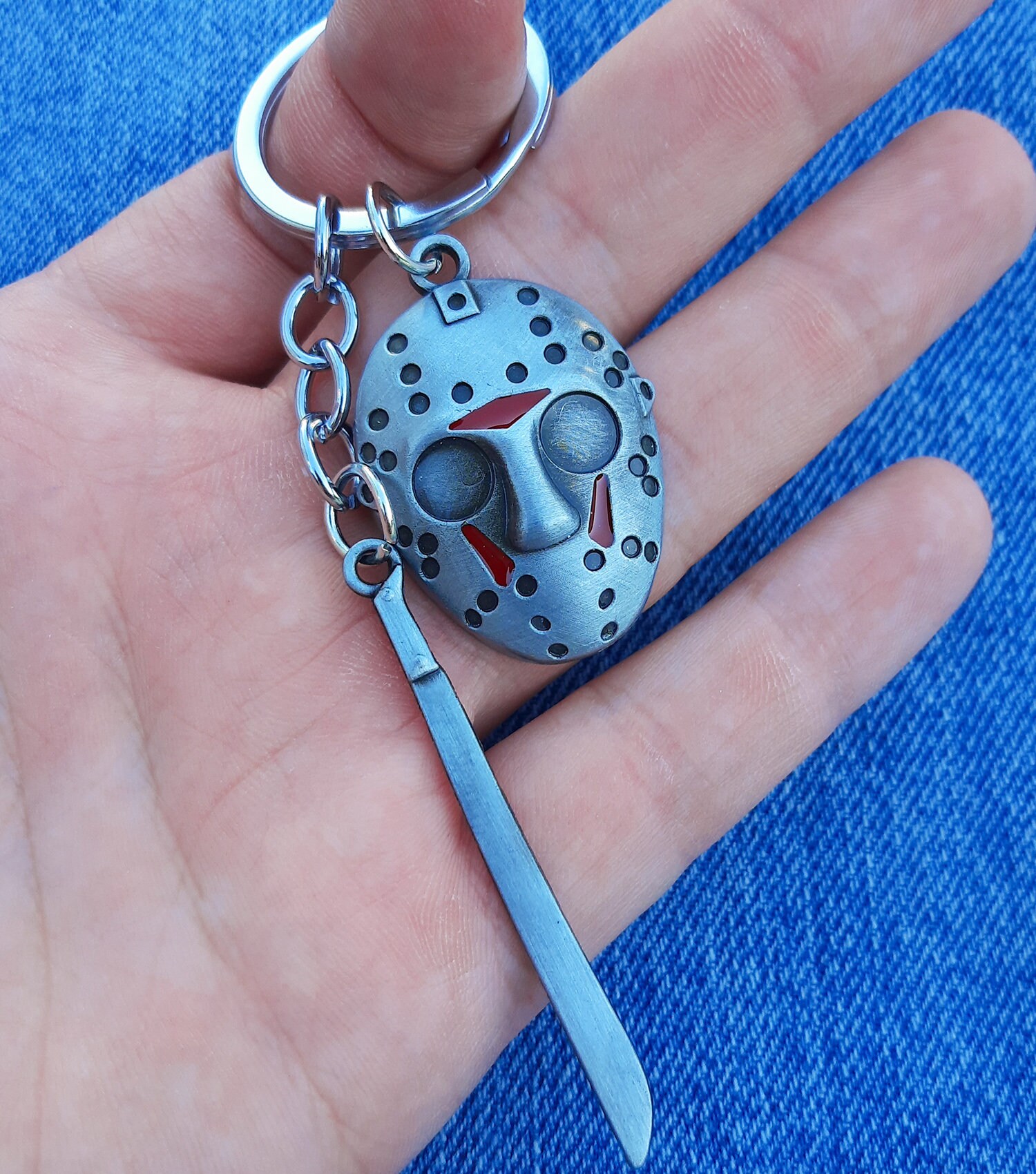 Jason Voorhees Horror Enamel Pin | Friday the 13th Heart | Horror Movie ...