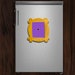 Friends Frame | 90's TV Show | Mini Fridge Magnet | Monica's Peephole ...