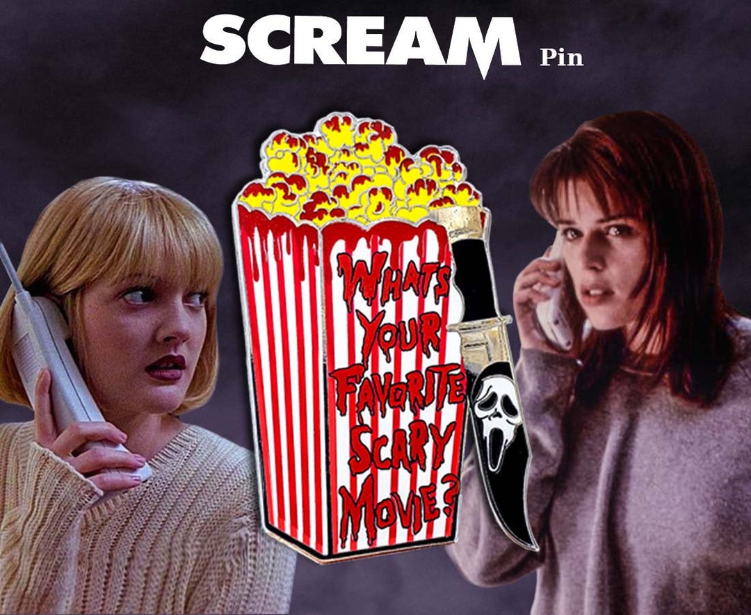 Scream Horror Enamel Pin Wes Craven 90's Lapel Horror Brooch Scary ...