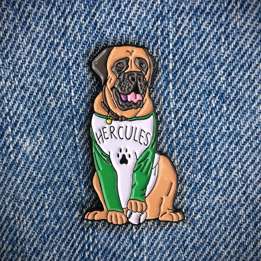 Sandlot Hercules Dog Enamel Pin: 1993 Movie Collectible - Etsy