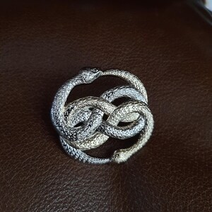 The Neverending Story Auryn Amulet Enamel Pin: 3D Snake Brooch - Etsy