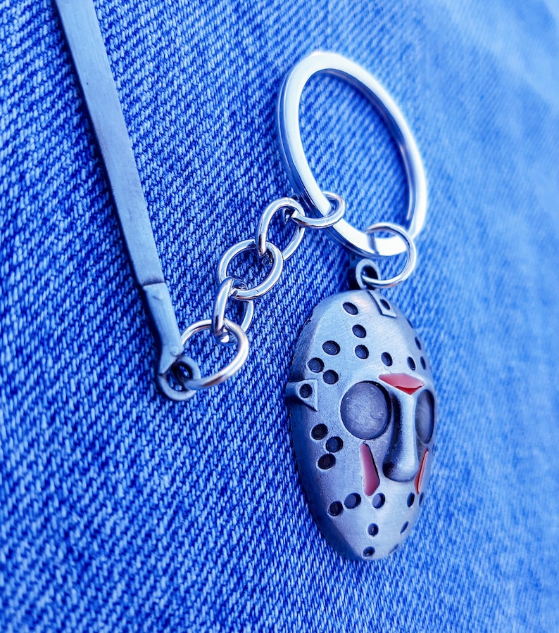 Jason Voorhees Mask Friday the 13th Horror Keychain - Etsy