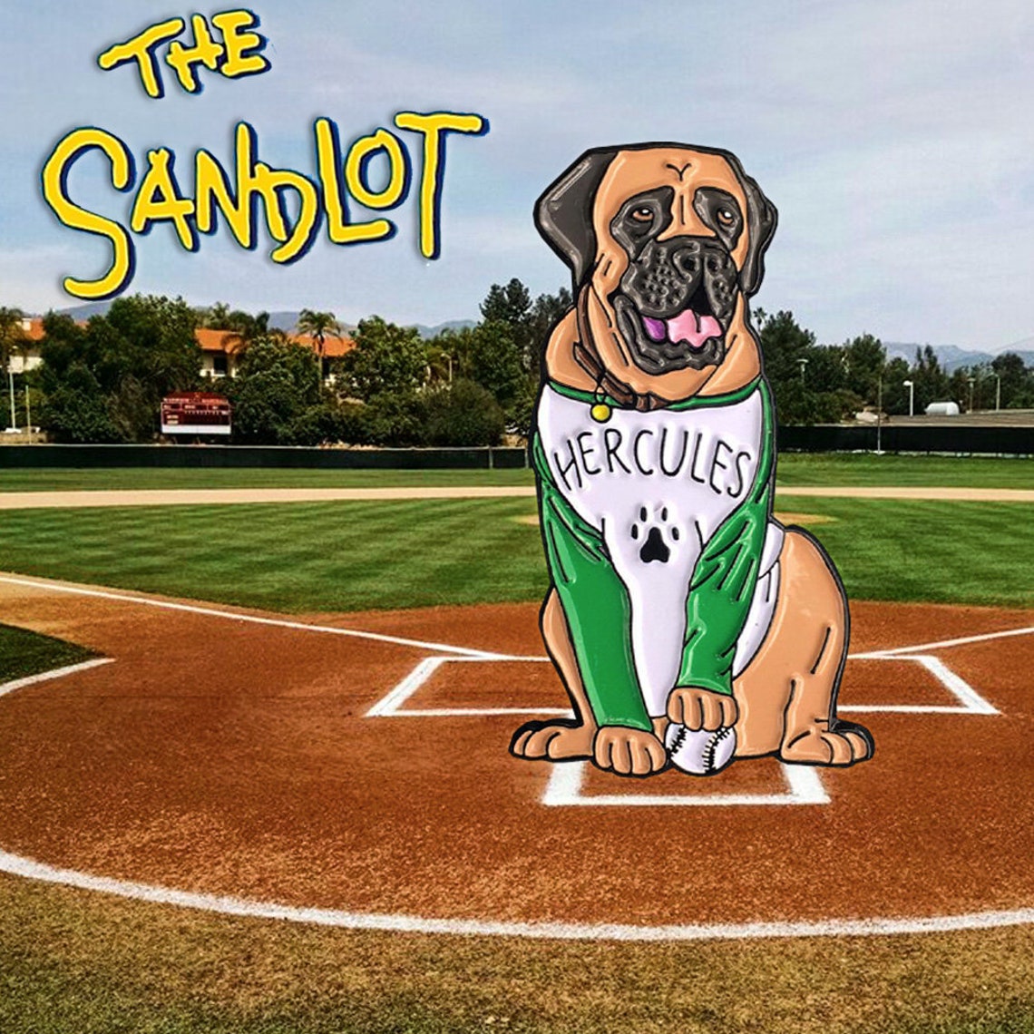 Sandlot Hercules Dog Enamel Pin Sandlot 1993 You're | Etsy