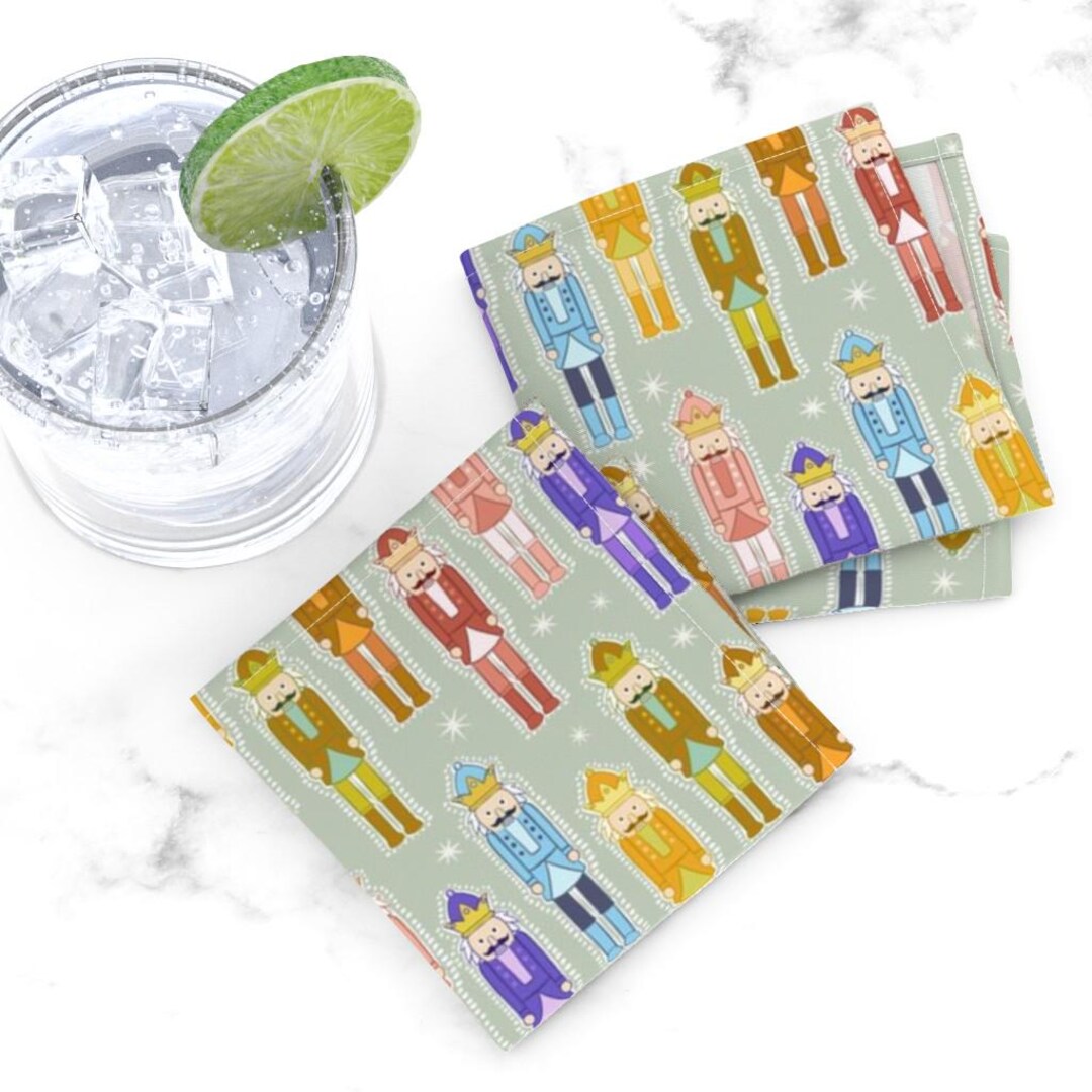 Rainbow Nutcracker Cocktail Napkins for Holiday Party Decor (set of 4 ...