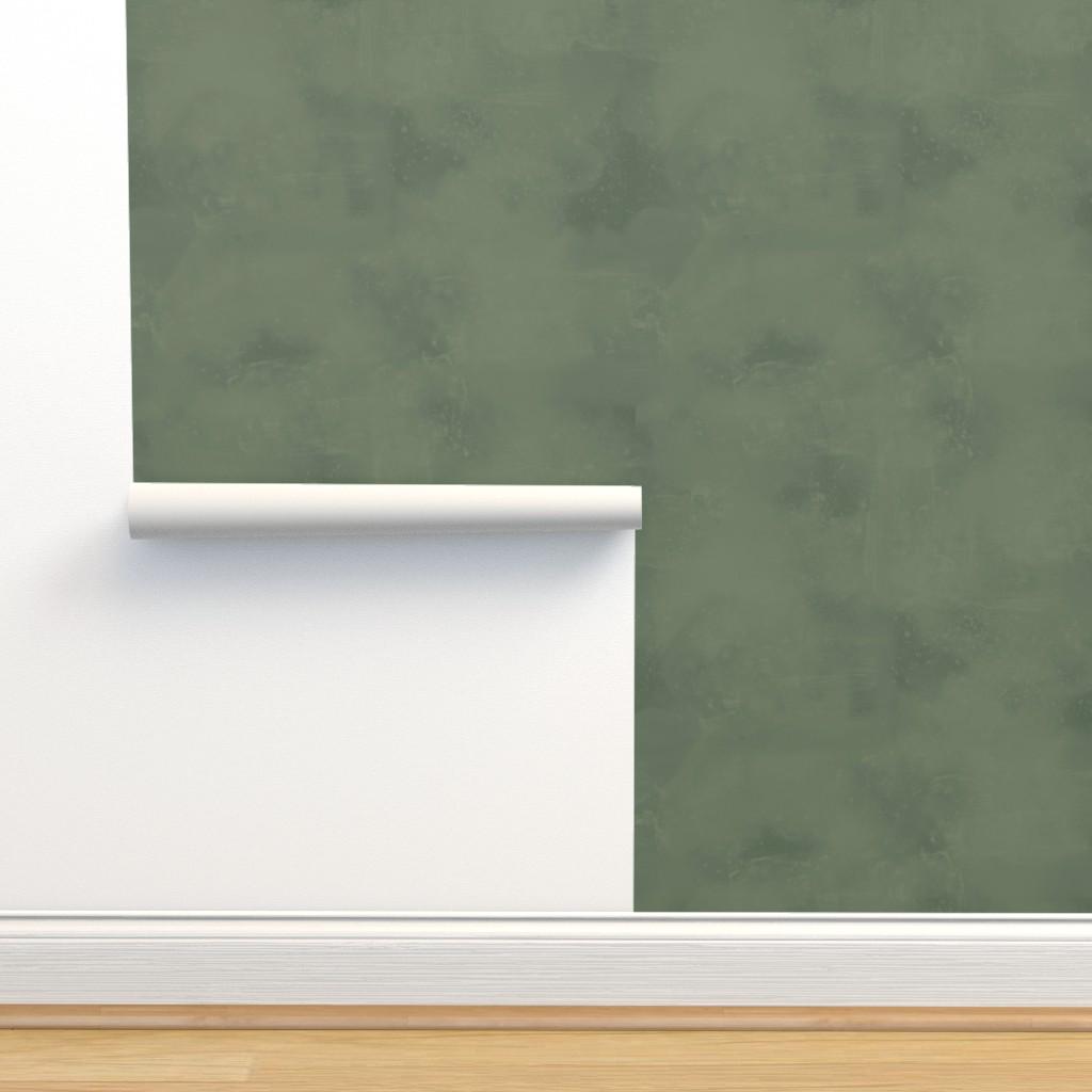 Roman Clay Textured Solid Wallpaper in Green Grass| Rustic, Minimalist ...