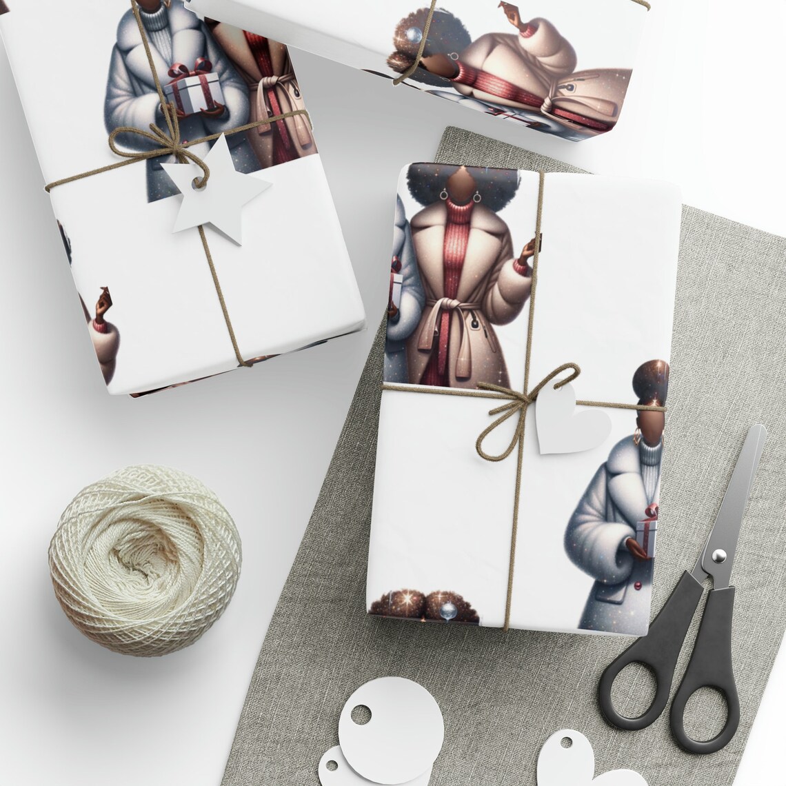 African American Gift Wrapping Papers - Etsy