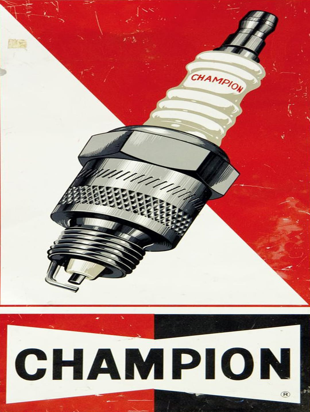 Champion, Retro Metal Sign/plaque or Fridge Magnet Kitchen Gift, Man ...