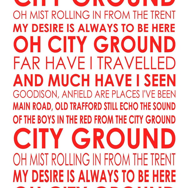 Nottingham Forest - Etsy UK