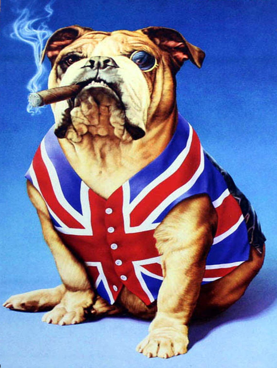British Bulldog Retro Metal Sign/plaque or Fridge Magnet - Etsy