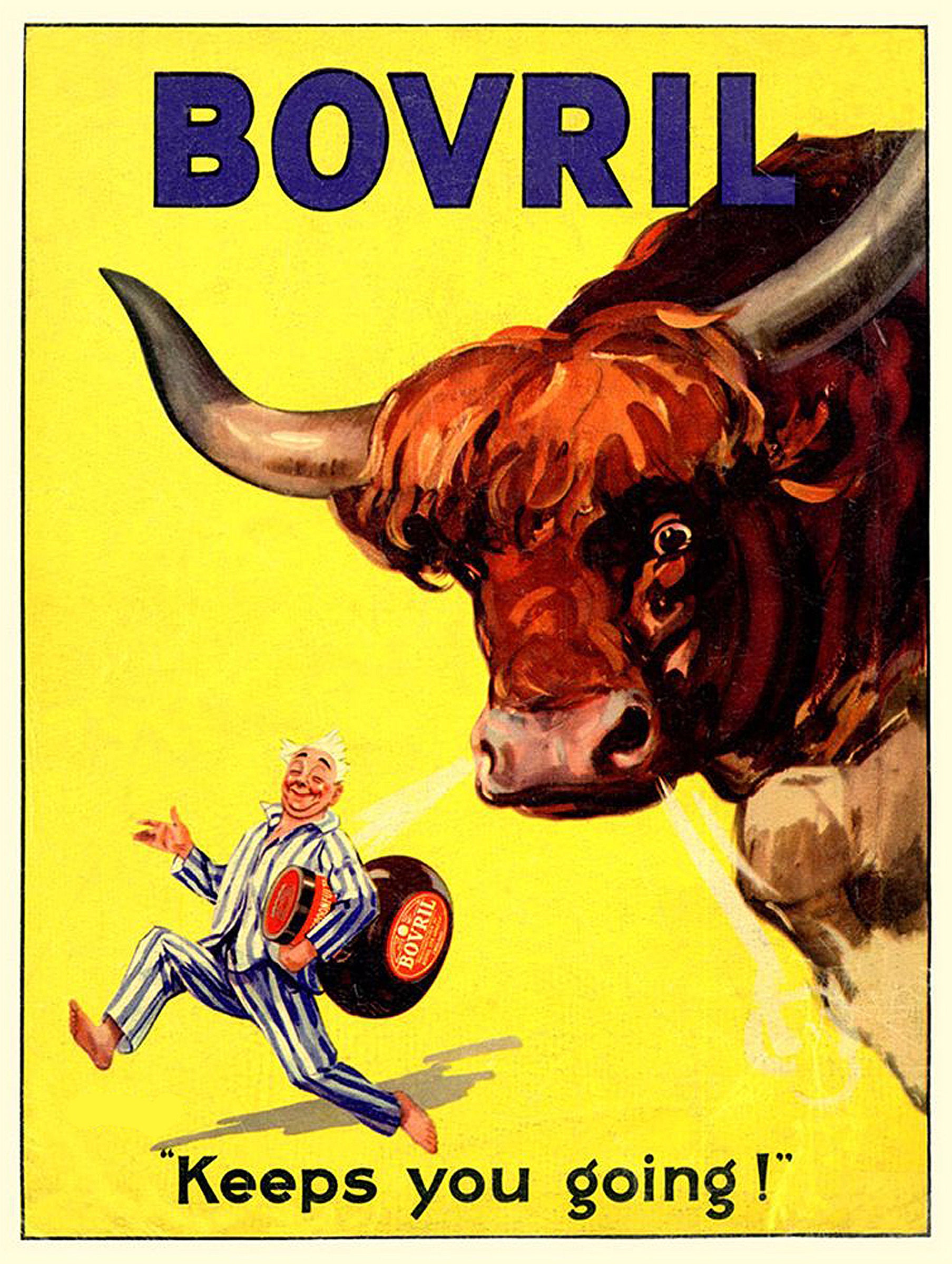 Bovril Keeps You Going Retro Metal Sign/plaque or Fridge | Etsy