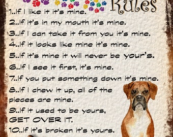 Funny Dog Sign | Etsy