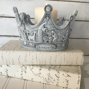 Nativity Crown Decor Nativity Crown Candle Holder Crown Centerpiece ...