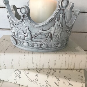 Nativity Crown Decor Nativity Crown Candle Holder Crown Centerpiece ...