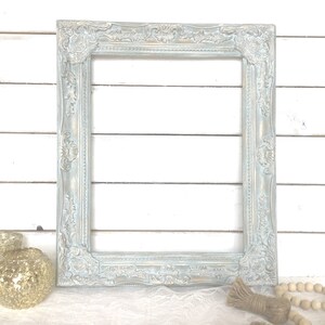 Ornate Open Frame French Blue Open Frame French Country Decor Baroque ...