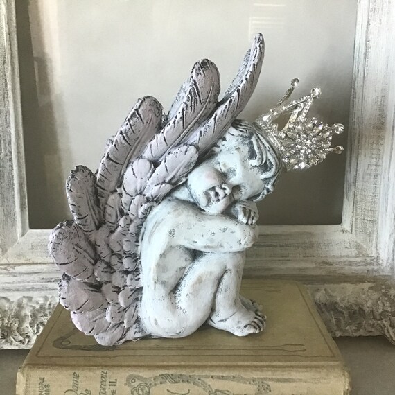 Sleeping Cherub Statue