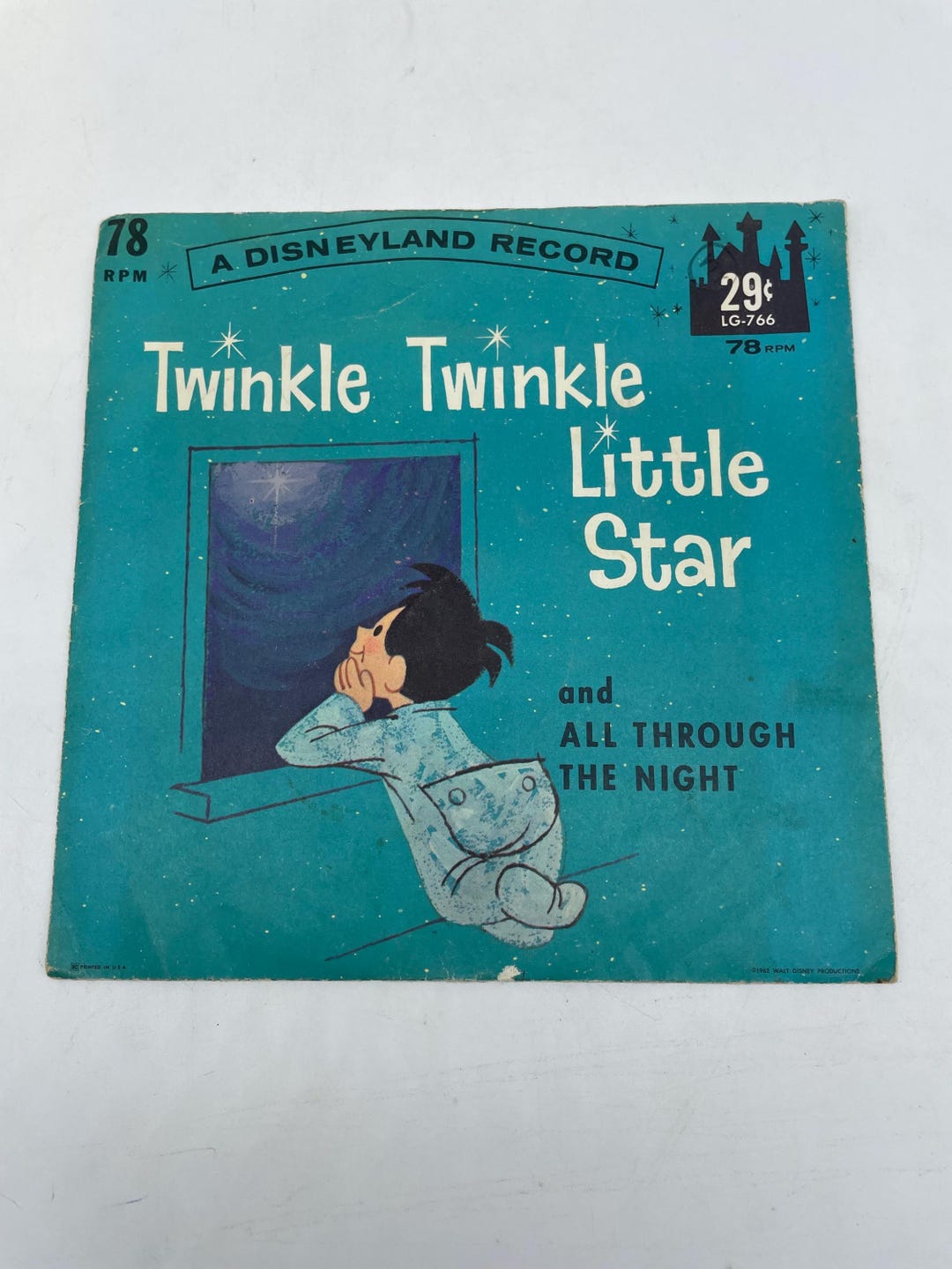 Vintage 1962 Walt Disney Productions Little Gem Record – Twinkle ...