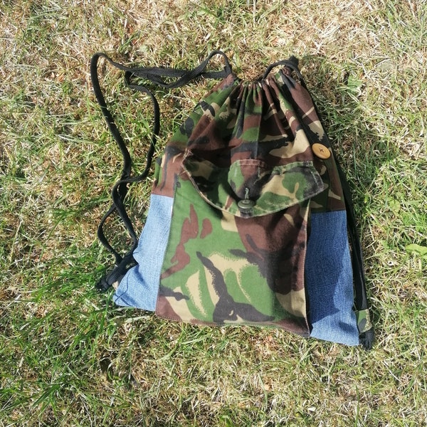 Upcycled Army Bag - Etsy