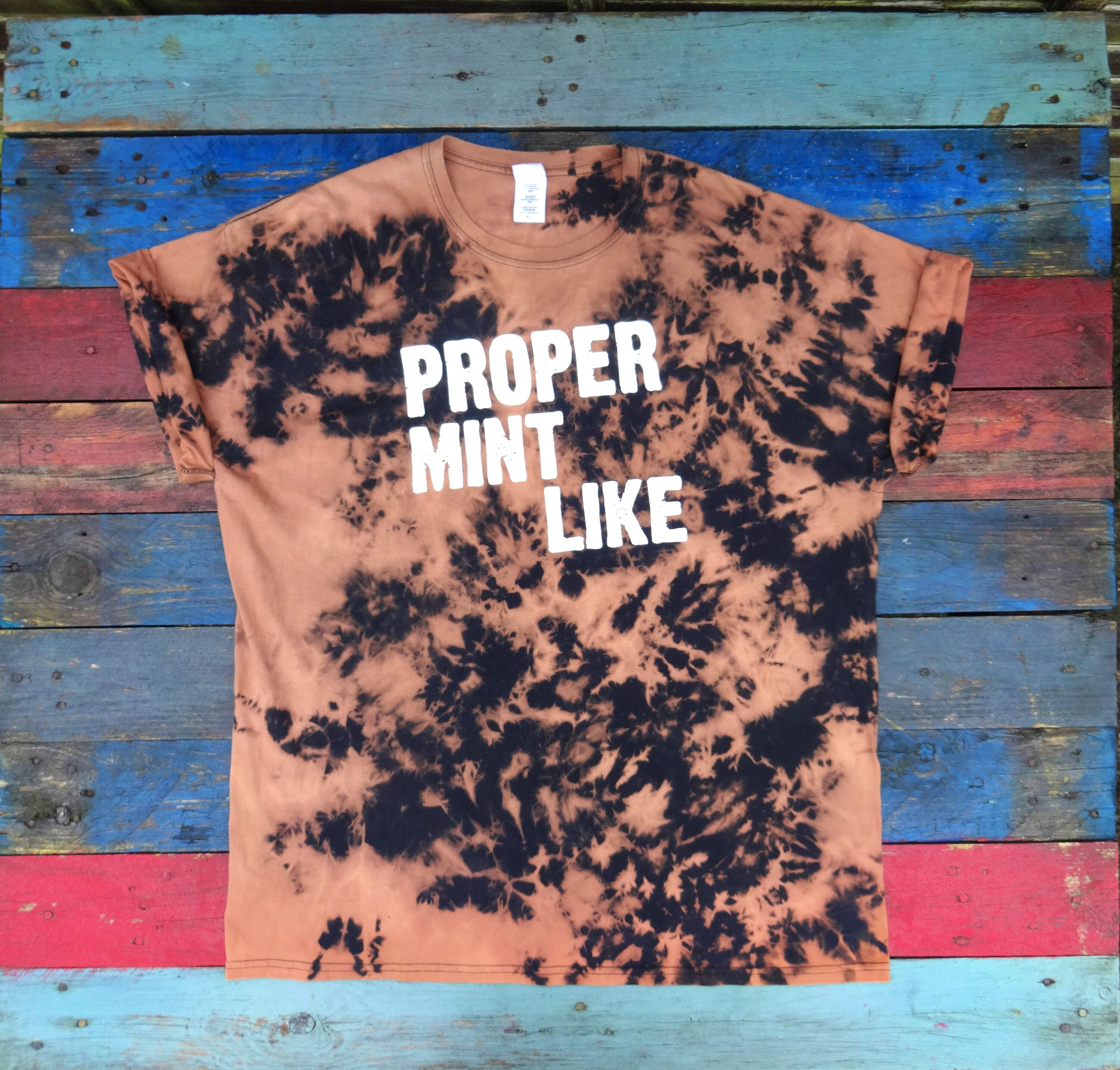 Unisex Hand Tie Dye T-shirt/ XL / Memes/ Tie Dye Shirt/ Handmade / Men ...