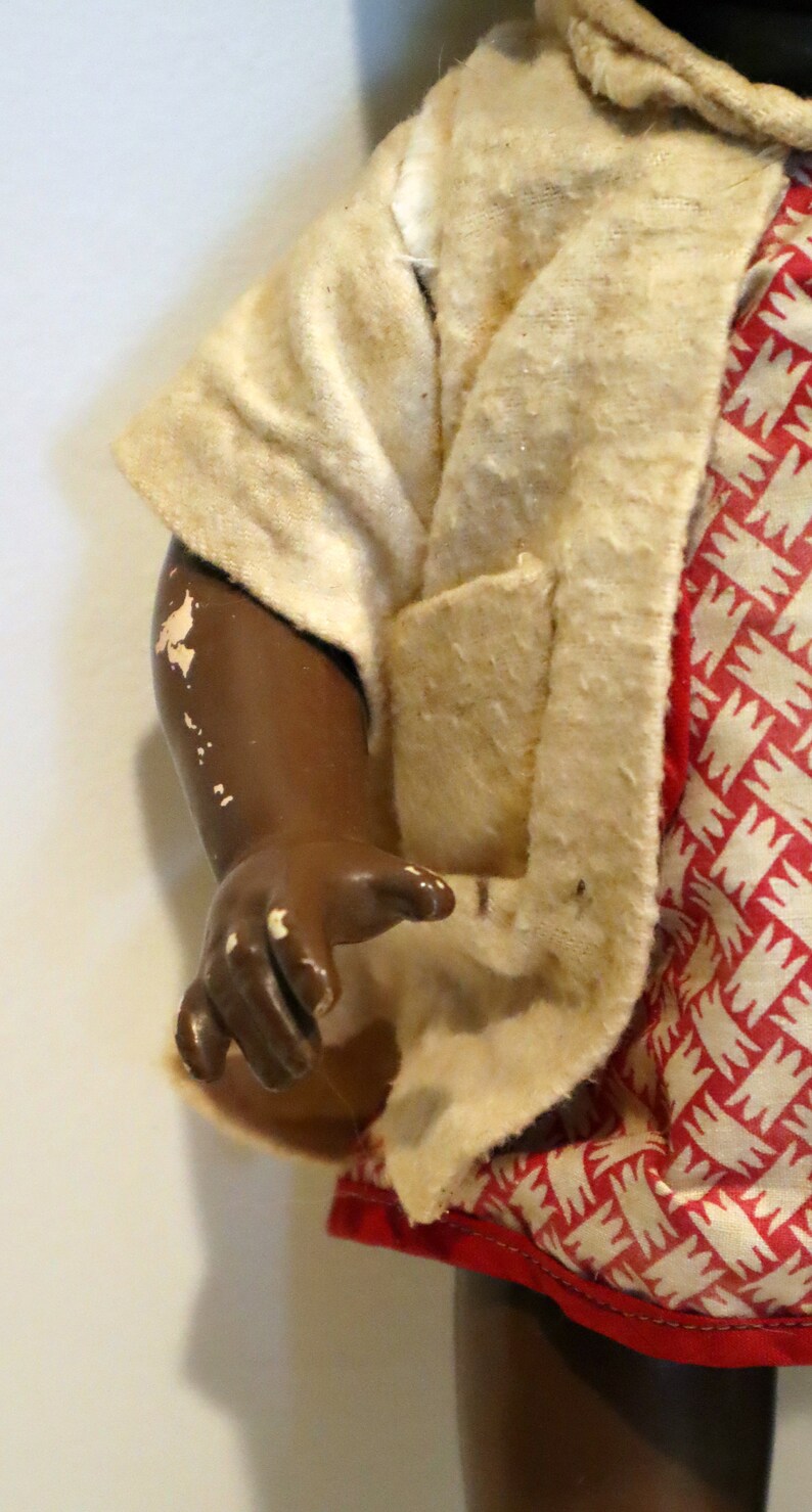 1940s Vintage 16in Black Patsy Doll Composition TLC Cond Side Glance ...