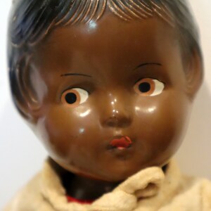 1940s Vintage 16in Black Patsy Doll Composition TLC Cond Side Glance ...