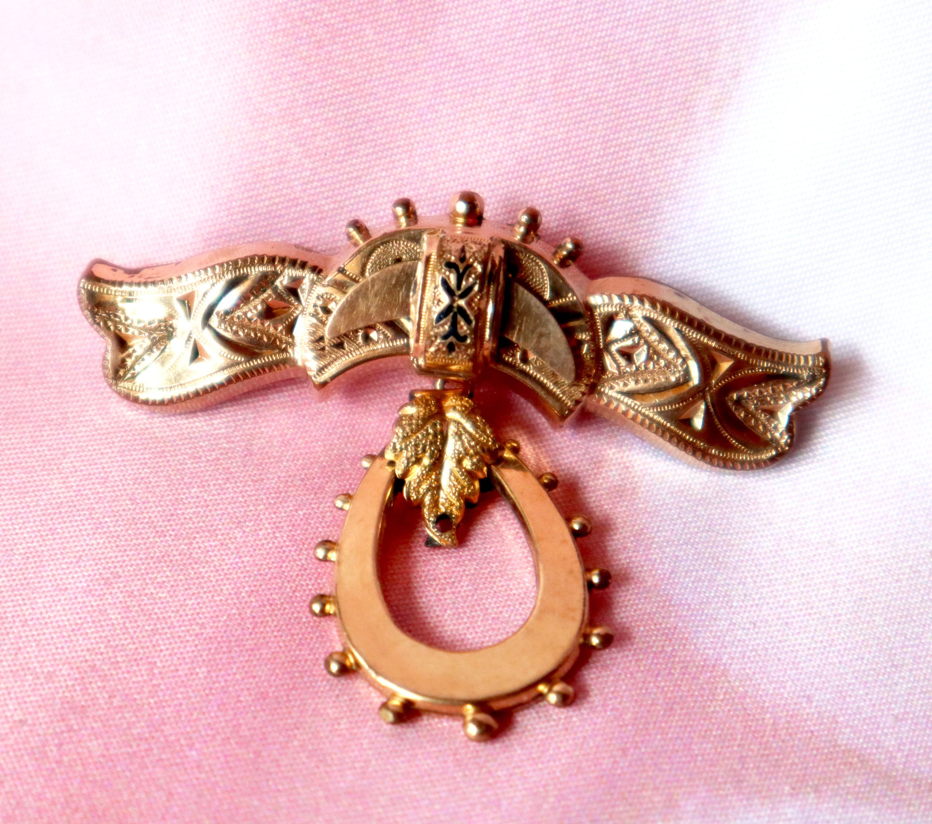 Antique Late 1800s Victorian Brooch Tube Hinge Gold Fill or Plated ...