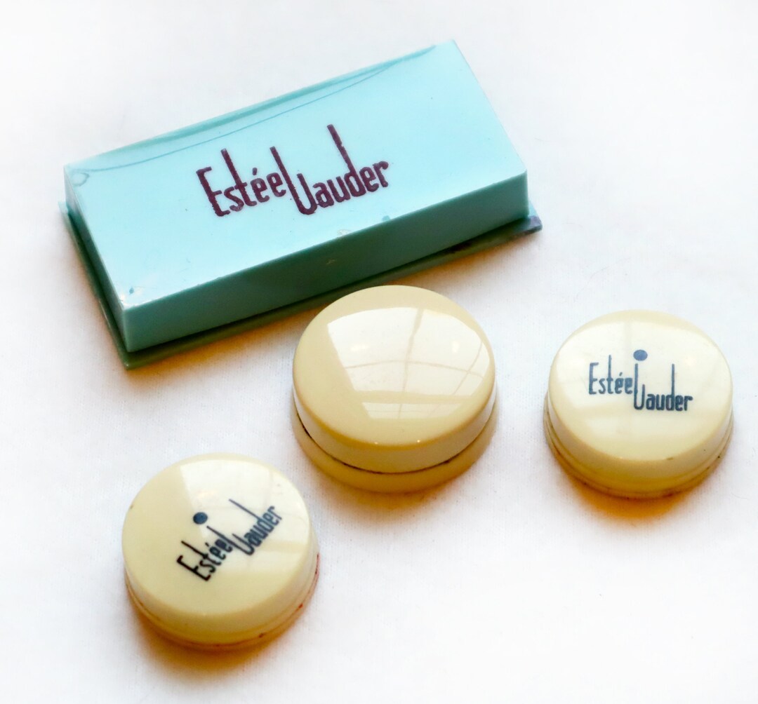 Vintage 1940s ESTEE LAUDER Lot Cake Mascara Rouge Eye Shadow Makeup ...