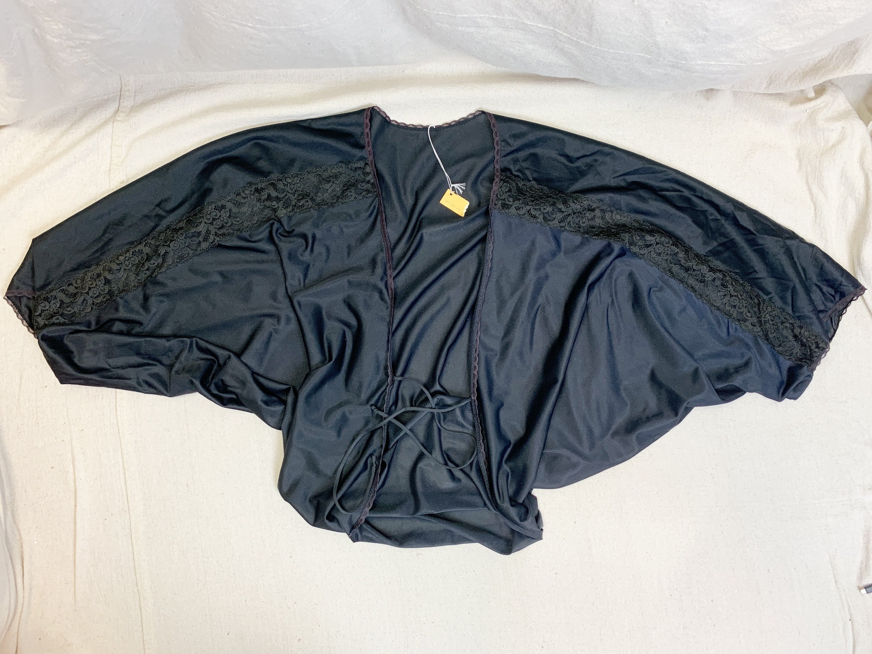 Vintage New Old Stock Black Cocoon Batwing Lingerie Shrug - Etsy