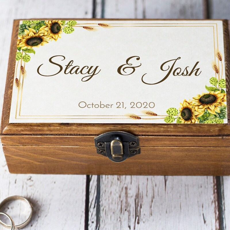 Wedding Ring Box - Etsy