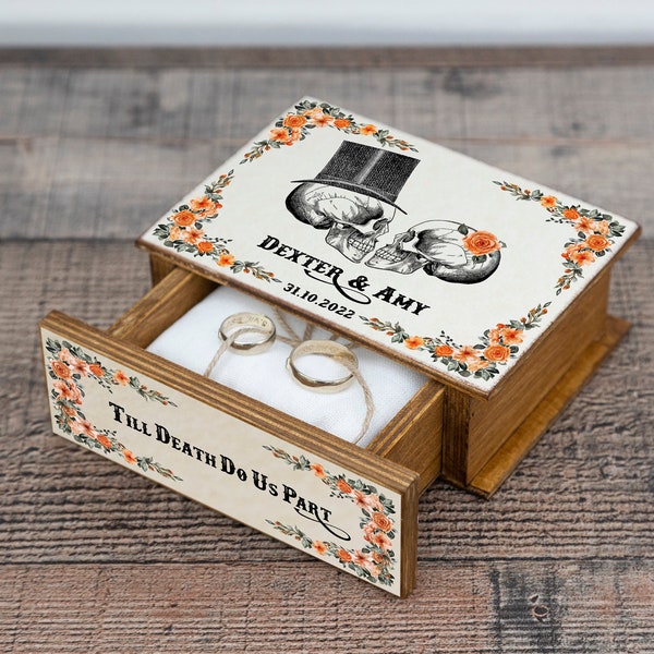 Skull Ring Box - Etsy