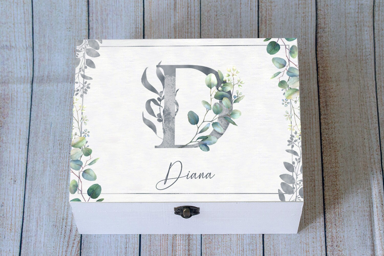 Personalised Baby Keepsake Box Floral Memory Box Baby Shower | Etsy